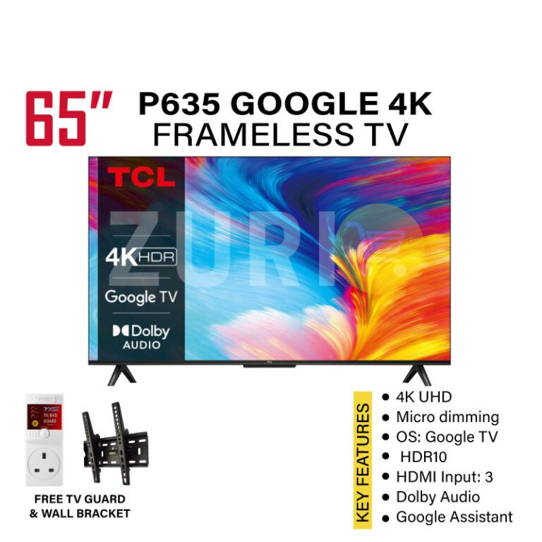 TCL 65P635 65 inch 4K HDR Google TV - tclkenya