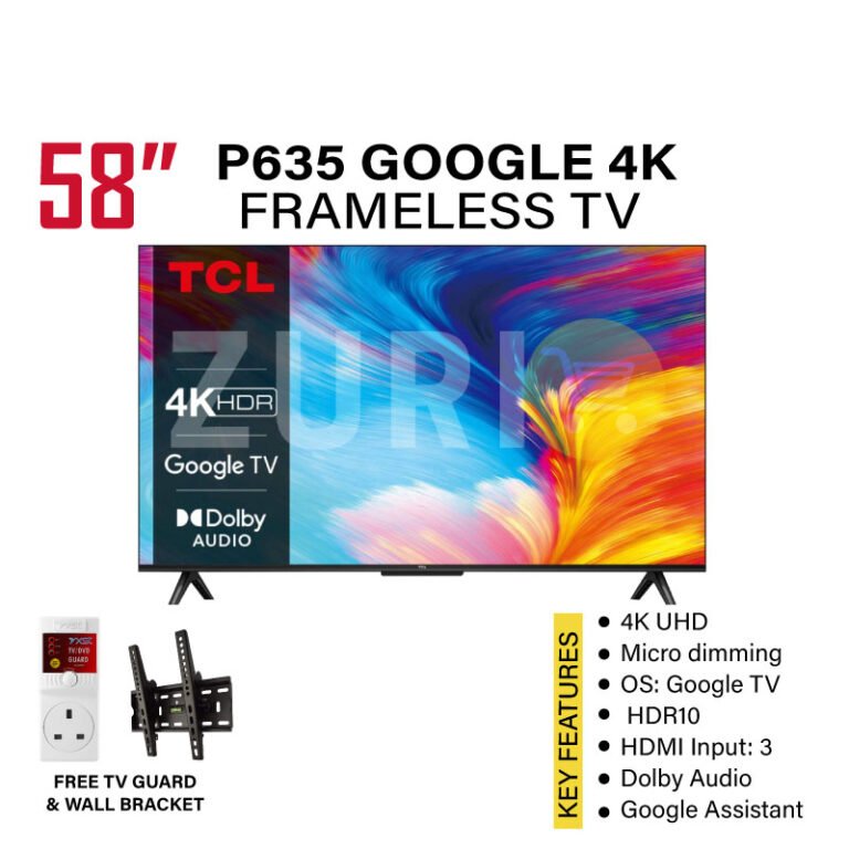 TCL 65P635 65 inch 4K HDR Google TV - tclkenya